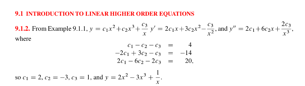 Solved 472 Chapter 9 Linear Higher Order Equations 2. Solve | Chegg.com