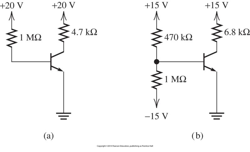 Solved Use the large-signal models for the transistors to | Chegg.com
