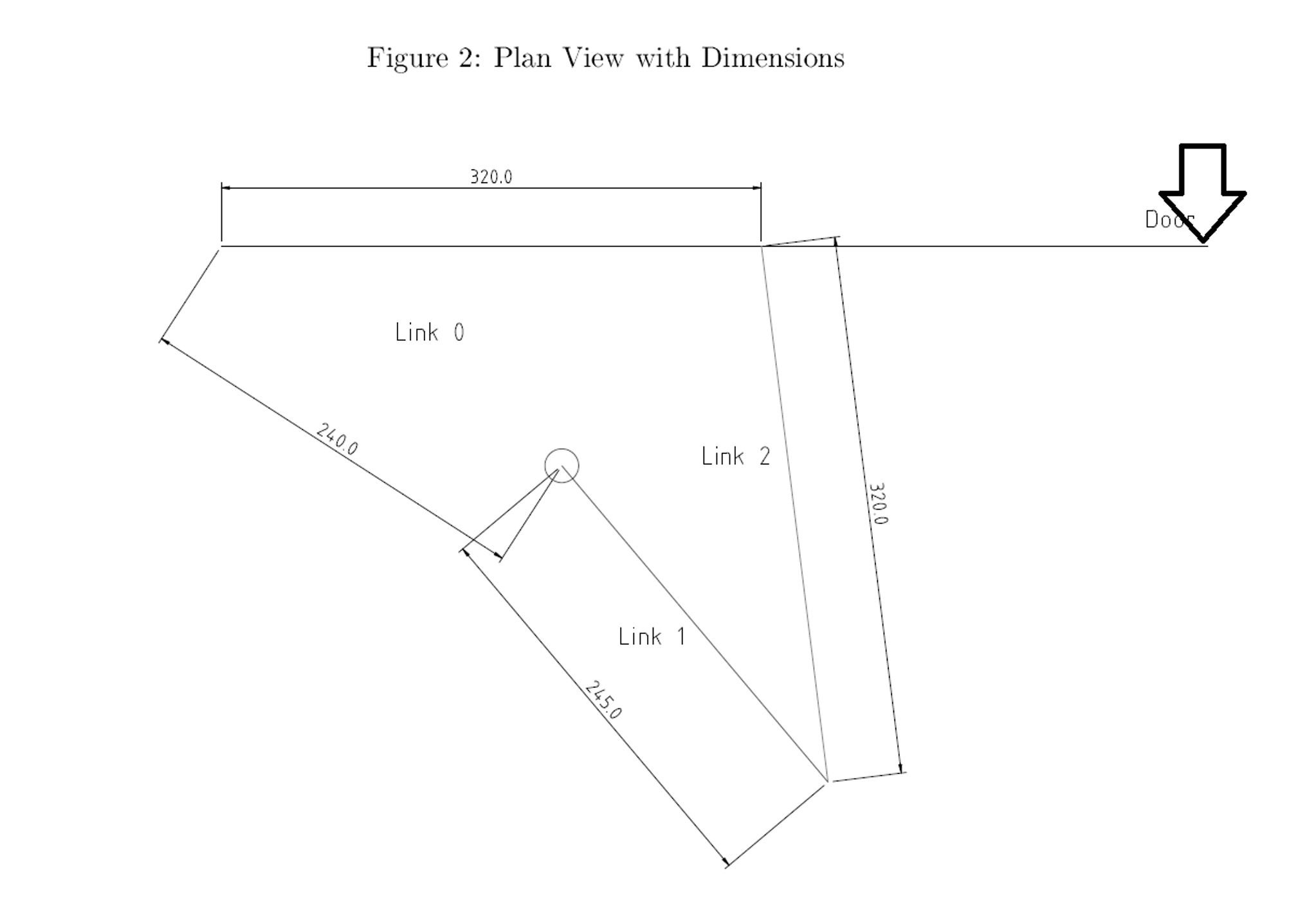 Find the torque that acts on link one, when 40 | Chegg.com