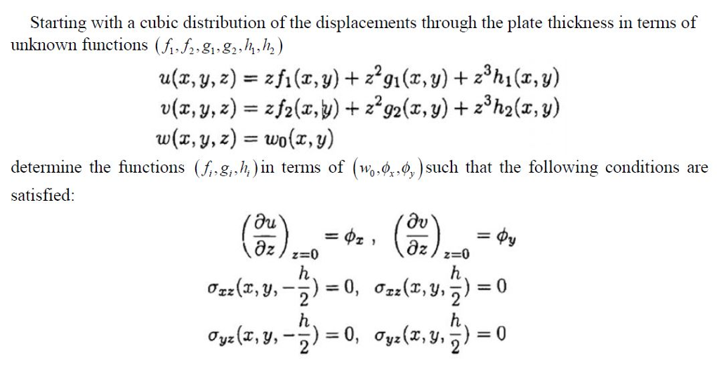 Solved Starting with a cubic distribution of the | Chegg.com