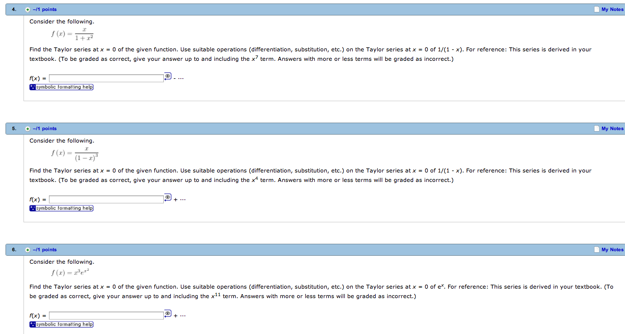 Solved Consider the following. Find the Taylor series at x | Chegg.com