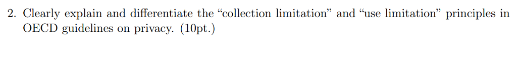 Solved 2. Clearly explain and differentiate the "collection | Chegg.com