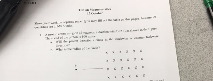 Solved Show your work on separate paper (you may fill out | Chegg.com