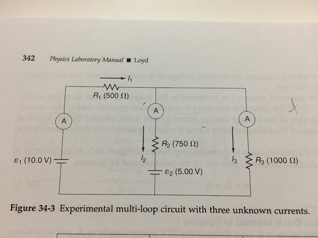 Solved 342 Physics Laboratory Manual Loyd RI (50011) E | Chegg.com