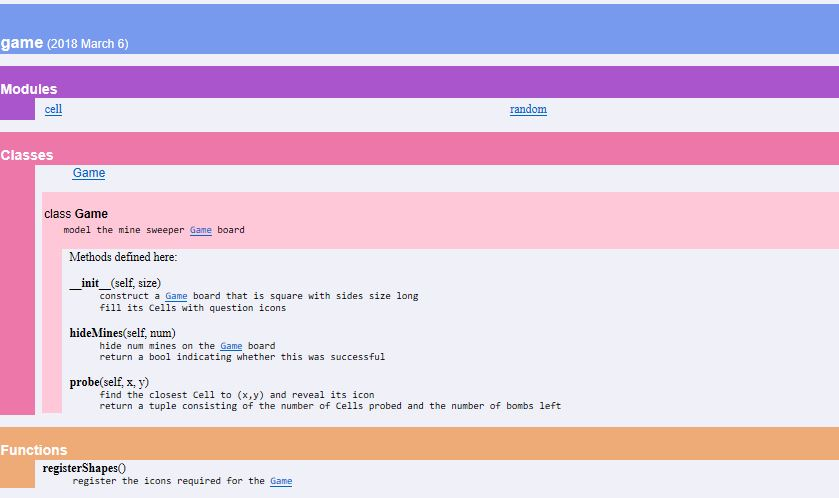 Python 3 In the minesweeper folder, write a GUI | Chegg.com