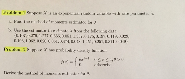 Solved Suppose X is an exponential random variable with rate | Chegg.com