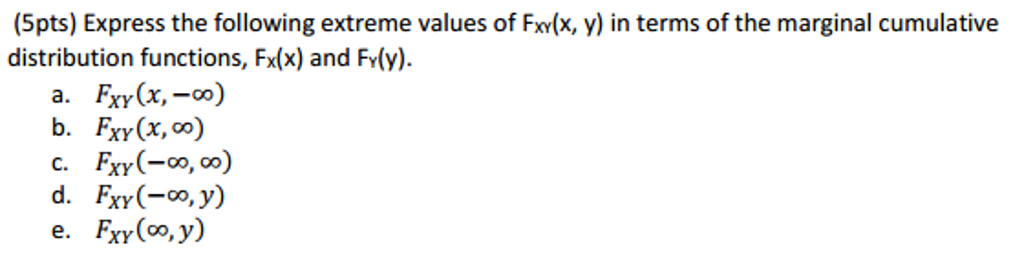 Solved Express the following extreme values of Fxy(x,y) in | Chegg.com