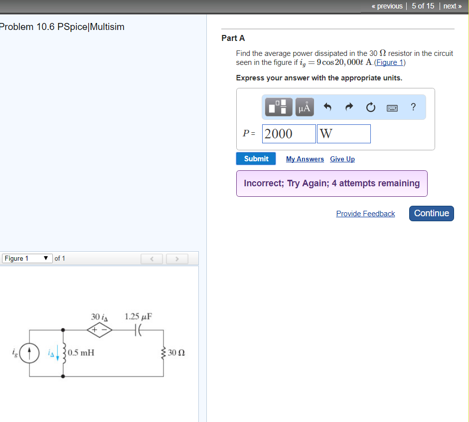 Solved «previous | 5 of 15 | next » Problem 10.6 | Chegg.com