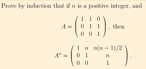 Solved Prove by induction that if n is a positive integer, | Chegg.com