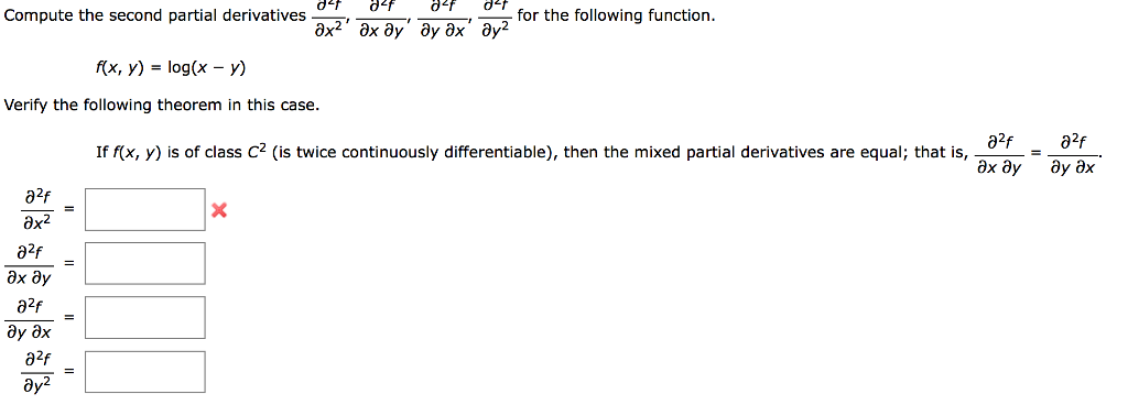 Solved Compute the second partial derivatives delta^2 | Chegg.com