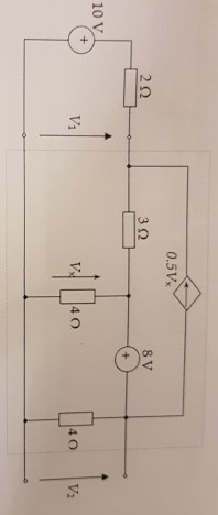 Solved Prove the z parameters are z11 =8, z12=5/4 , z21=2 , | Chegg.com