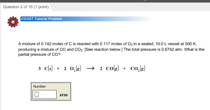 Solved A mixture of 0.142 moles of C is reacted with 0.117 | Chegg.com