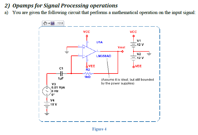 Solved Opamps for Signal Processing operations You are | Chegg.com