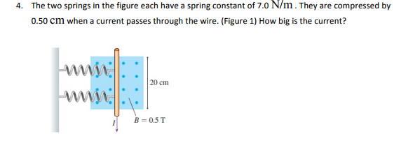 Solved The two springs in the figure each have a spring | Chegg.com