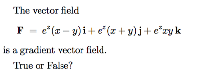 Solved is this a gradient vector field? how can you figure | Chegg.com