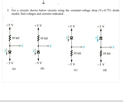 Solved For a circuits shown below circuits using the | Chegg.com