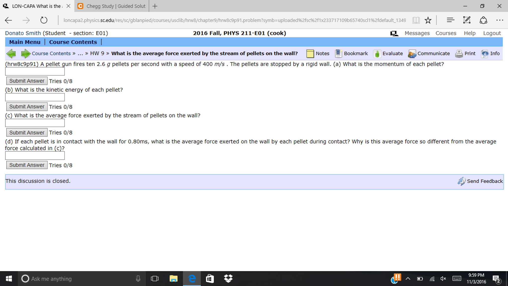 Solved LON-CAPA What is the X C chegg study l Guided solut | Chegg.com