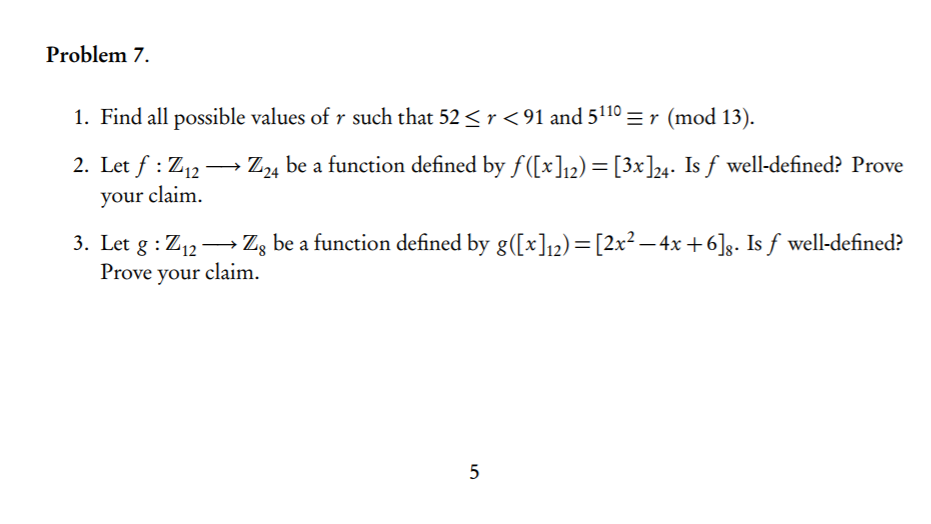 Solved Problem 7 1. Find all possible values of r such that | Chegg.com