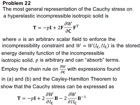 Problem 22 The most general representation of the | Chegg.com