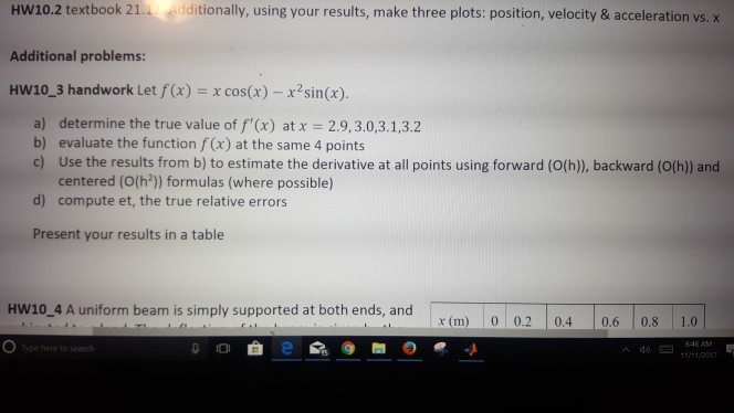 Solved Hw10.2 textbook 21.. .dditionally, using your | Chegg.com