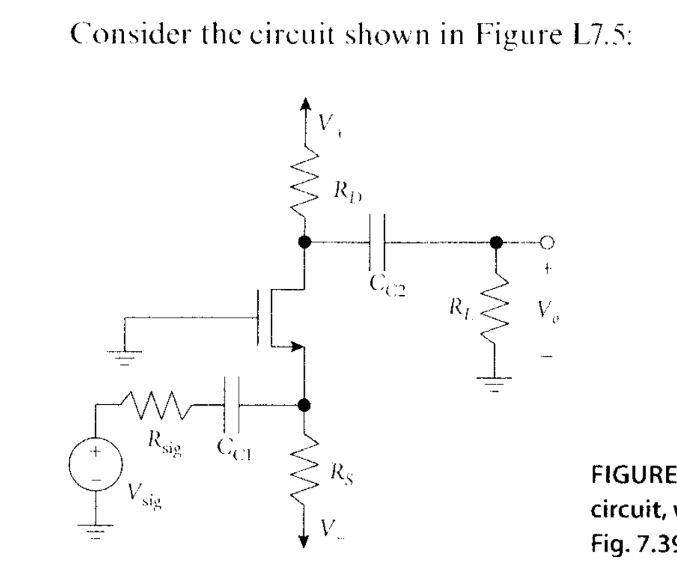 Consider the circuit shown in Figure L7.5: l ) FIGURE | Chegg.com