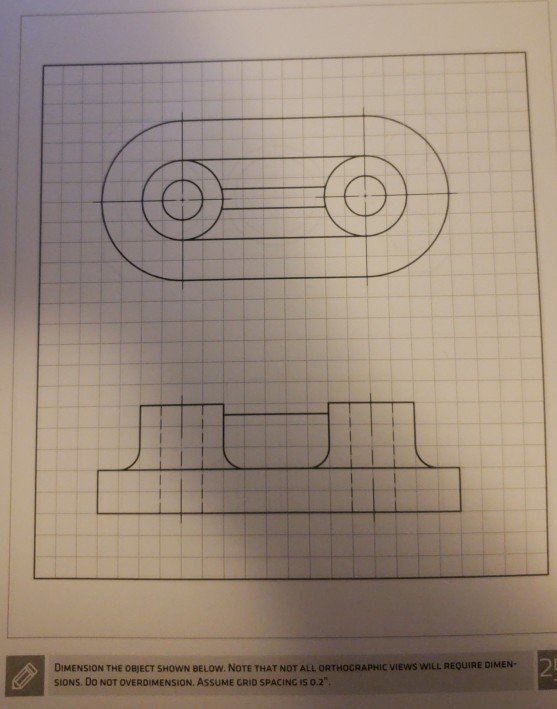 Solved Add dimensions to the orthographic images provided. | Chegg.com