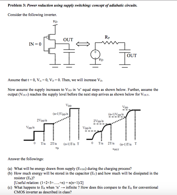 Solved Power reduction using supply switching: concept of | Chegg.com
