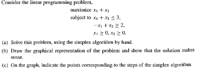 Solved Consider The Linear Programming Problem Solve This