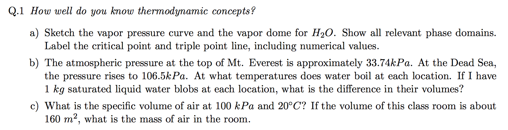 Solved How well do you know thermodynamic concepts? Sketch | Chegg.com