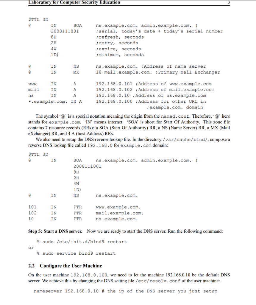 2 Lab Environment We need to setup the lab | Chegg.com
