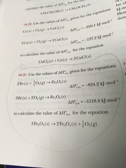 Solved Use the values of Delta H degree_r times n given for | Chegg.com