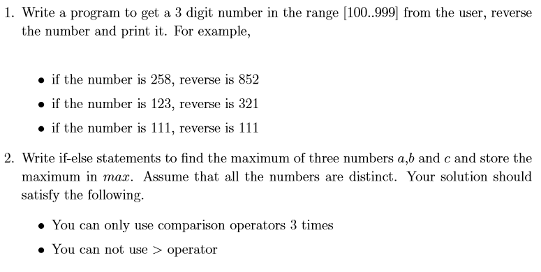 Solved Write a program to get a 3 digit number in the range | Chegg.com