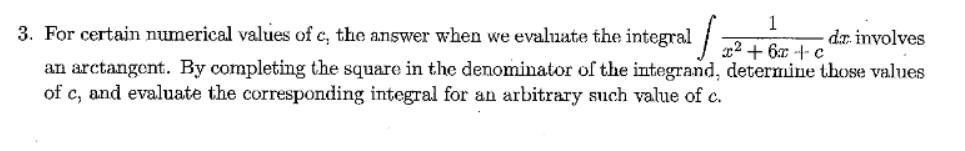 Solved 3. For certain numerical values of e, the answer when | Chegg.com