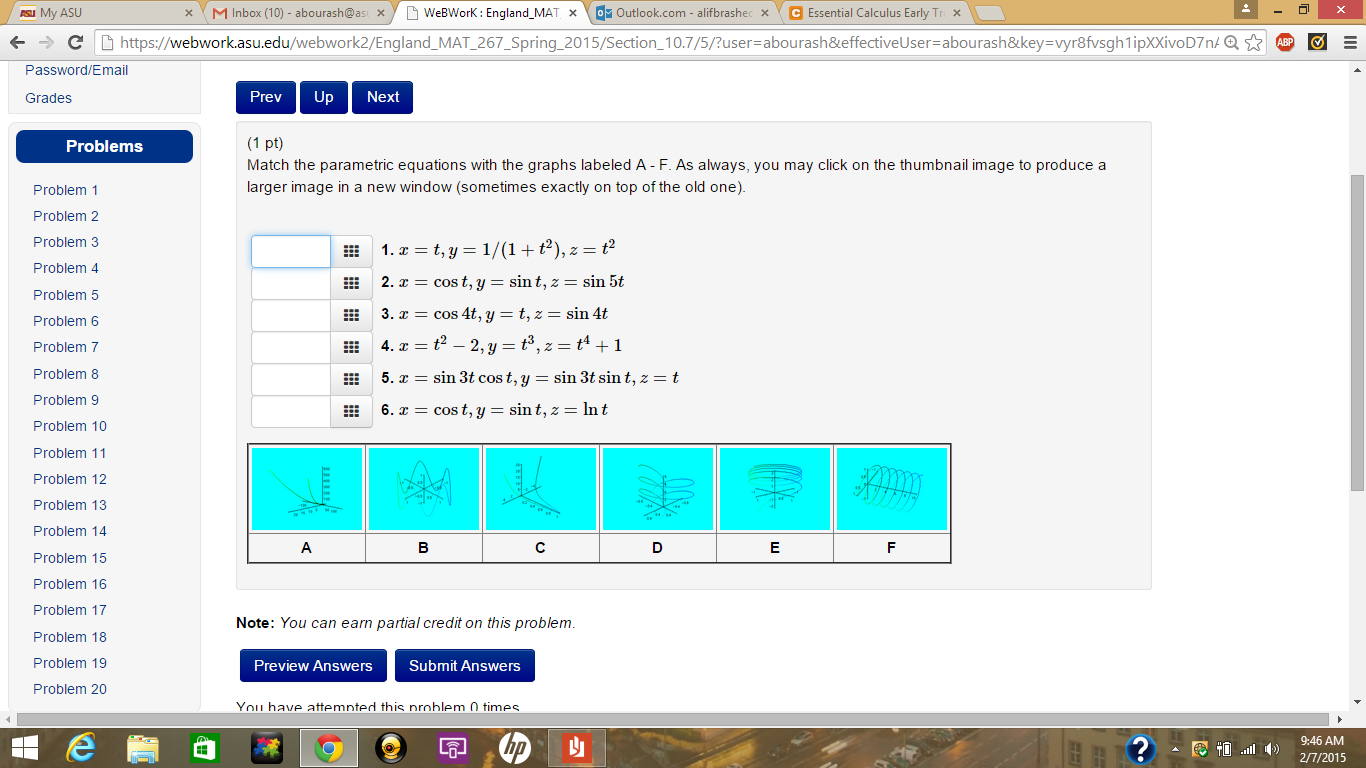 Solved Asu My ASU WeBWorK Eng d M AT X ssential Calculus | Chegg.com