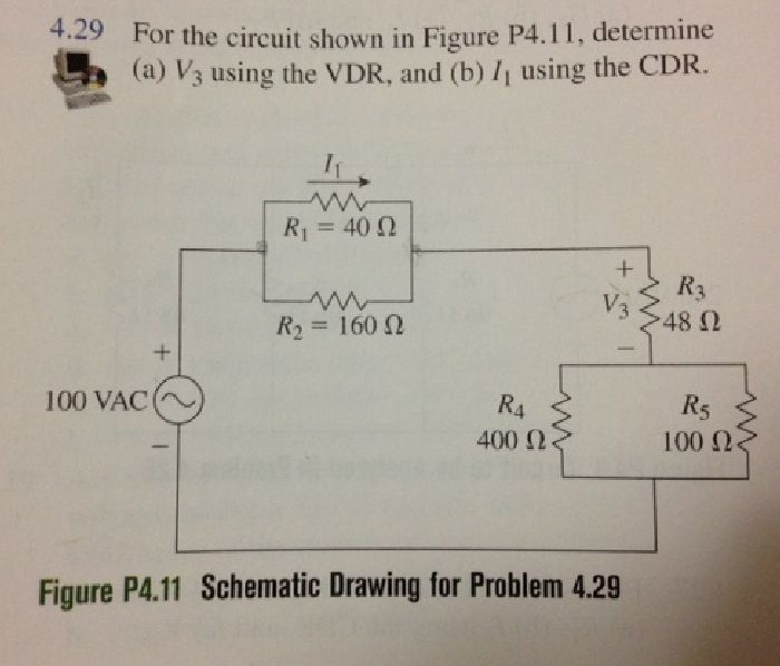 Solved For the circuit in Figure P4.11, determine (a) V3 | Chegg.com