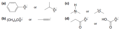 Solved Using the pKa values of analogous compounds, predict | Chegg.com