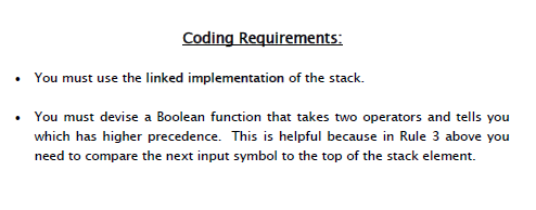 Solved Infix to Postfix Conversion This problem requires you | Chegg.com
