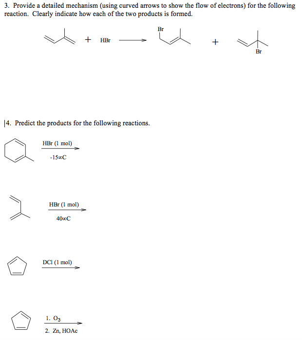 Solved 3. Provide a detailed mechanism (using curved arrows | Chegg.com