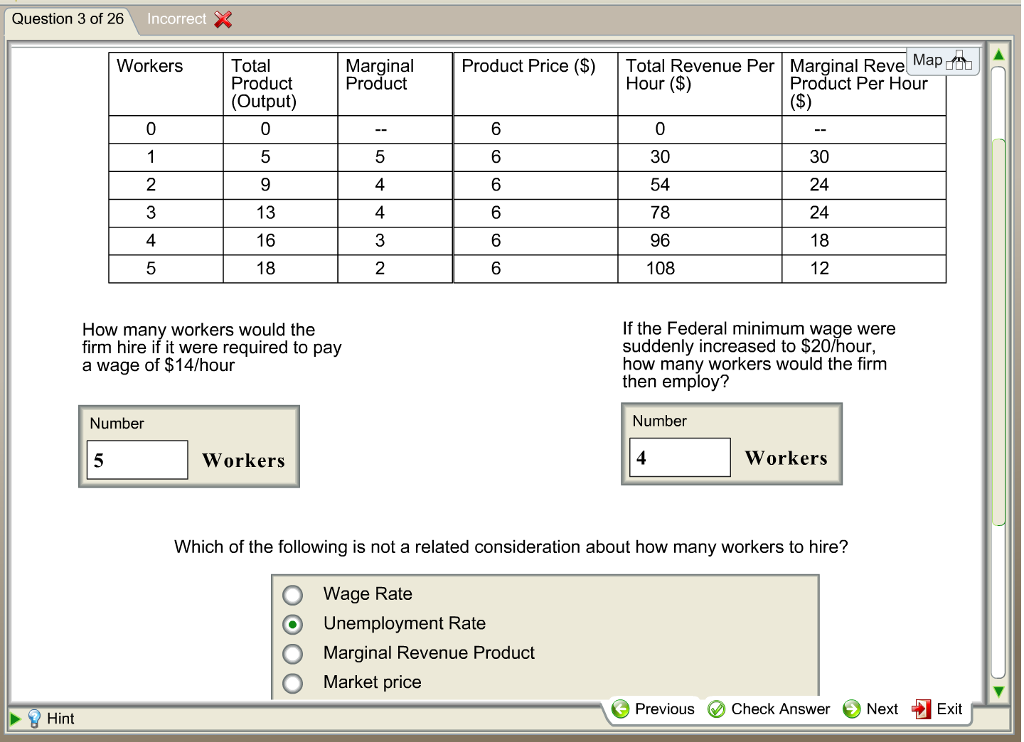 Solved How Many Workers Would The Firm Hire If It Were