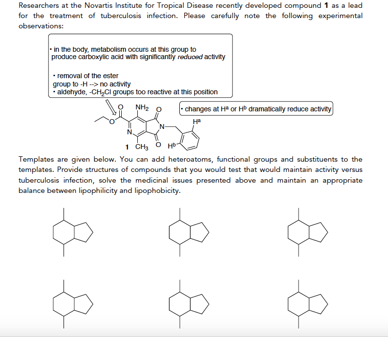 Researcher rs at the Novartis Institute for Tropical | Chegg.com