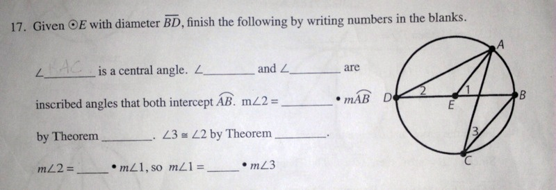 Solved Regular hexagon ABCDEF is inscribed in a circle with | Chegg.com