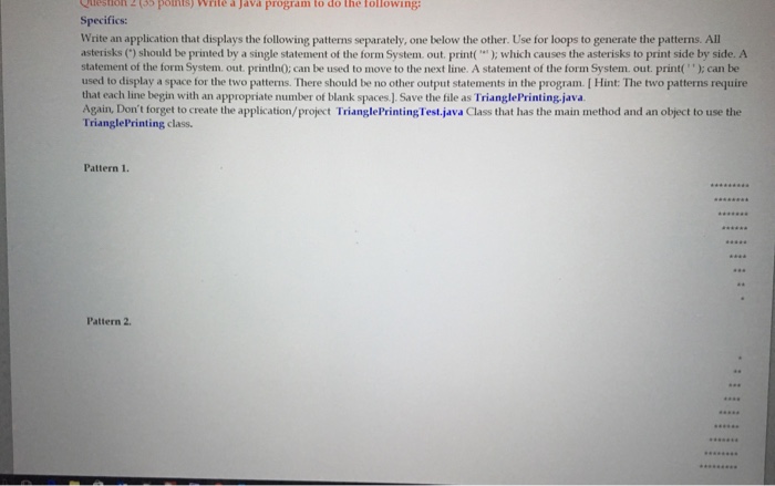 Solved Write an application that displays the following | Chegg.com