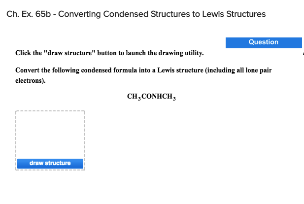 Solved Convert the following condensed formula into a Lewis | Chegg.com