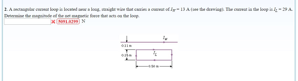 Solved A rectangular current loop is located near a long, | Chegg.com