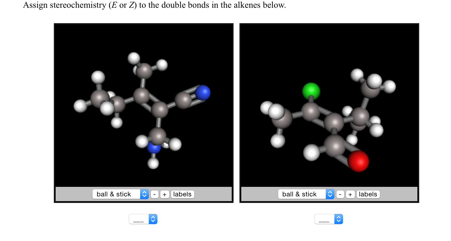Solved Assign stereochemistry (E or Z) to the double bonds | Chegg.com