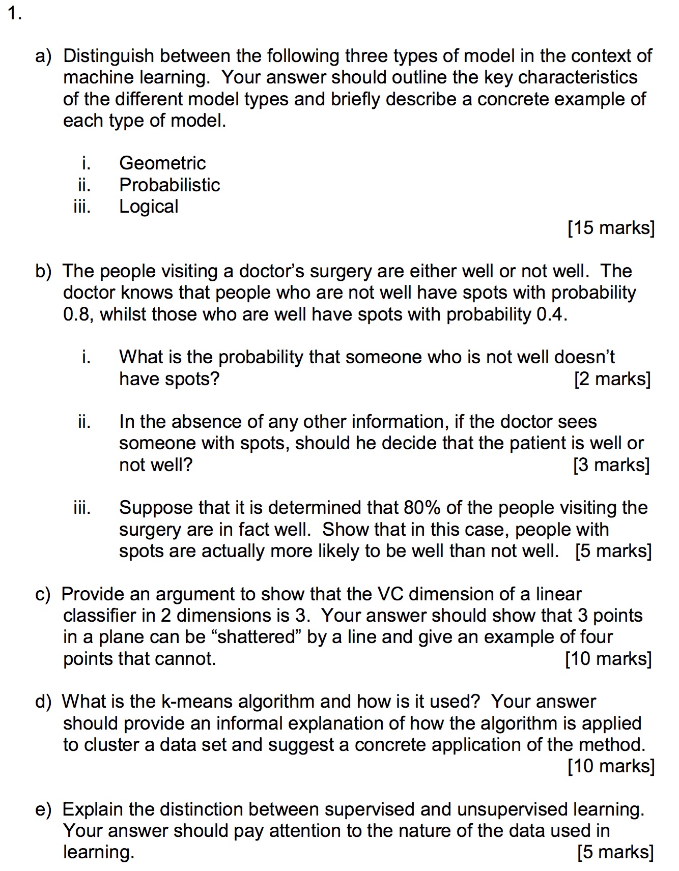 Solved a) Distinguish between the following three types of | Chegg.com