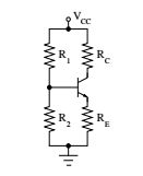Solved 2N3904 transistor, R2 = 12 k, R1 =39 k, RC = 2 k, RE | Chegg.com