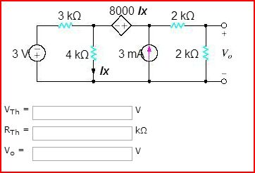 Solved Find Vo in the network in the figure below using | Chegg.com