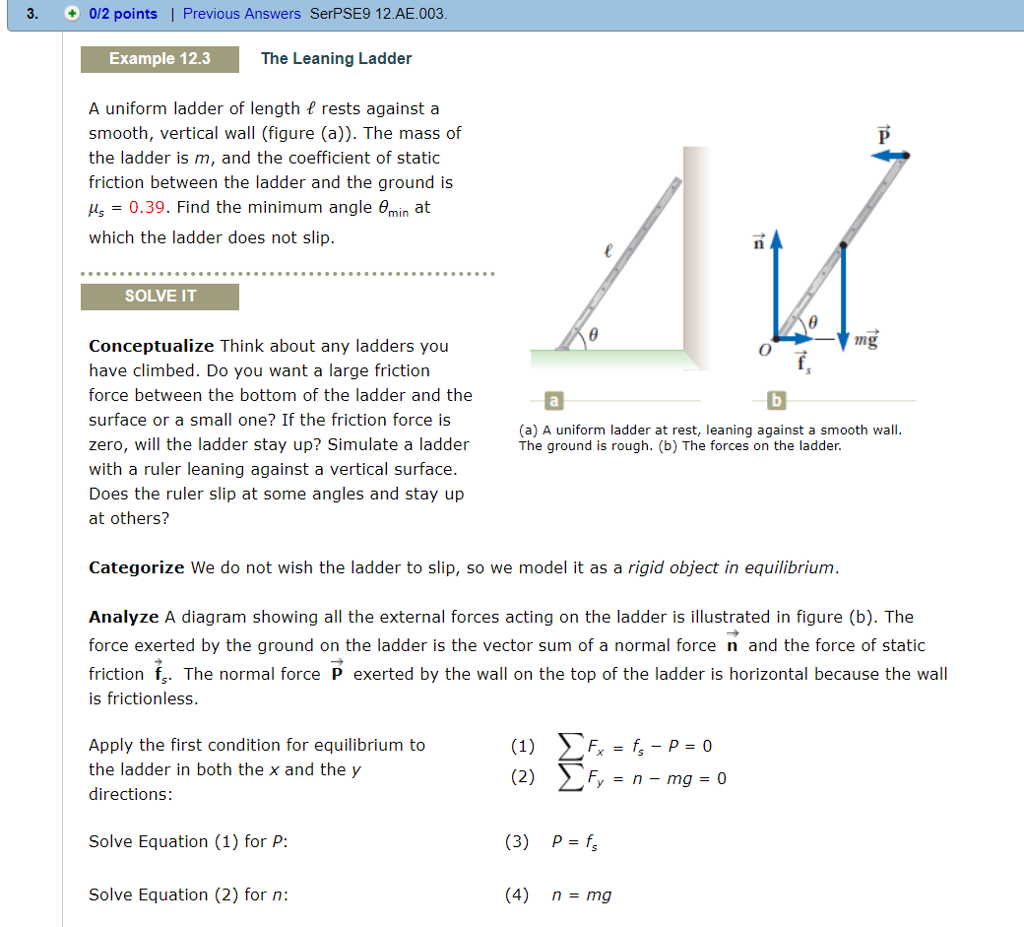 Solved 3. • 012 points | Previous Answers SerPSE9 12.AE.003. | Chegg.com