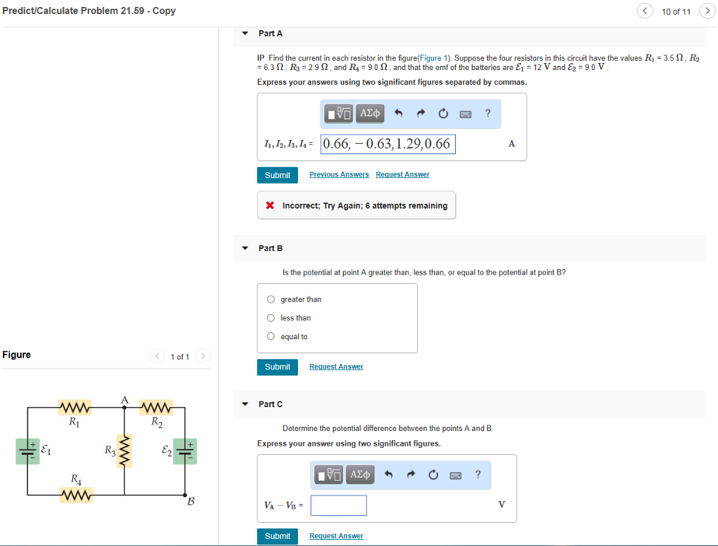 Solved Predict/Calculate Problem 21.59 - Copy 10 of 11 Part | Chegg.com
